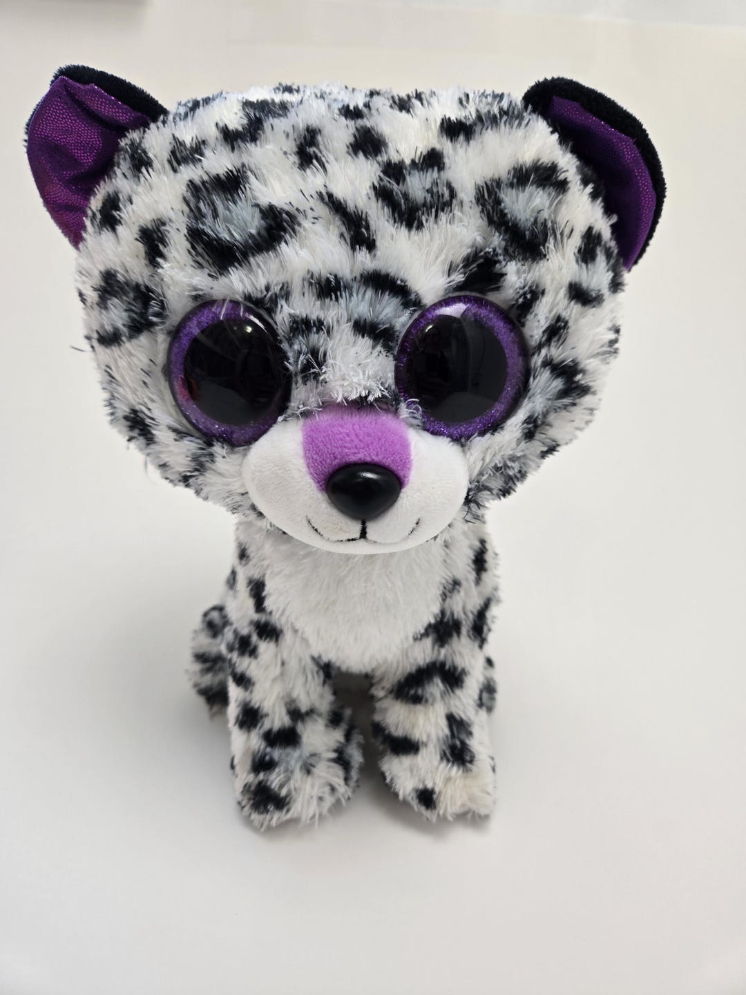 Ty Beanie Boo “violet” the Purple Leopard - Claire’s Exclusive - No ...