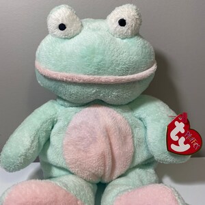 TY Pluffies Grins the Super Adorable Frog Plush TY | Etsy