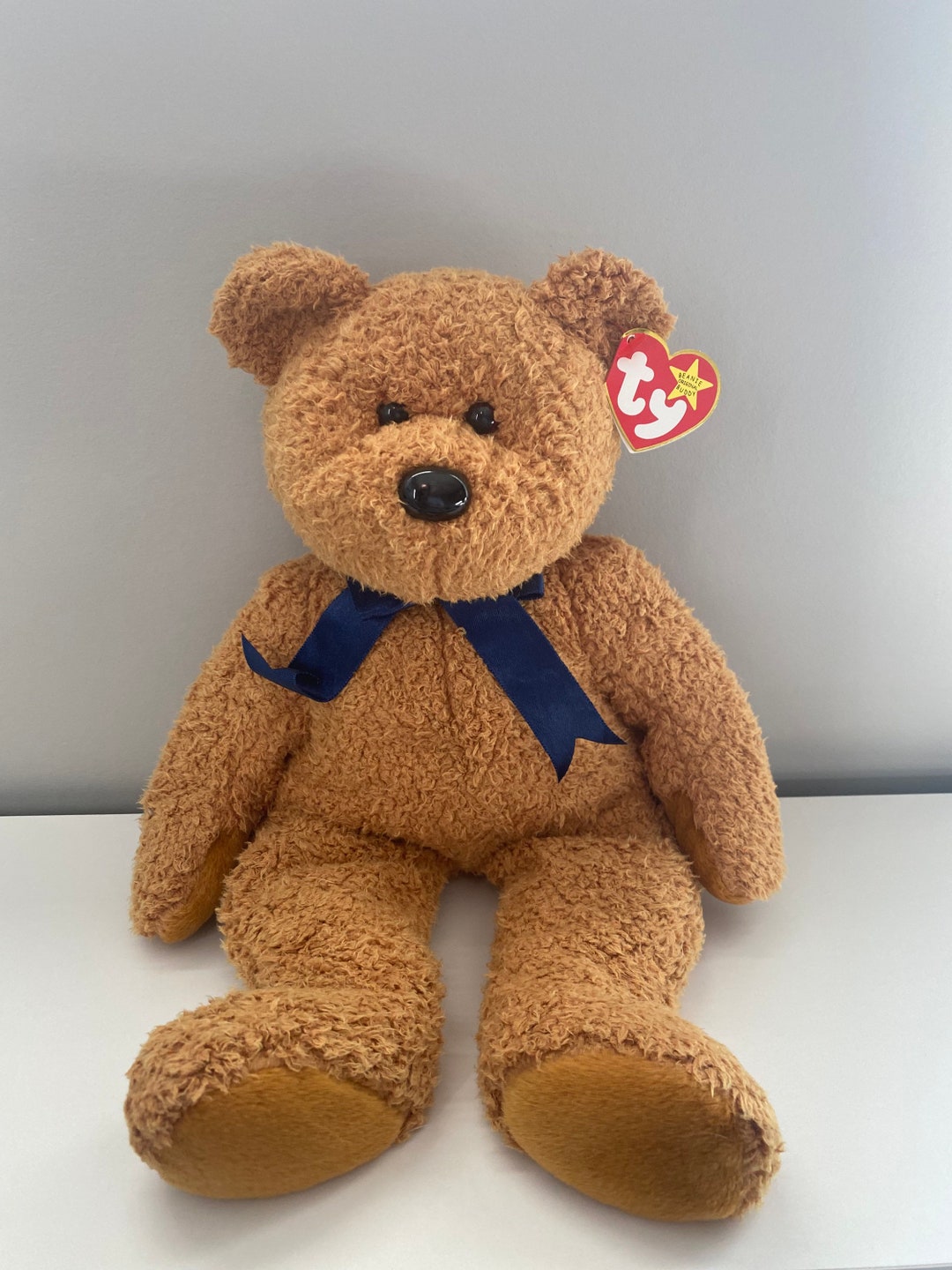 Ty Beanie Buddy fuzz the Adorable and Popular Fuzzy Bear 13.5 Inch - Etsy