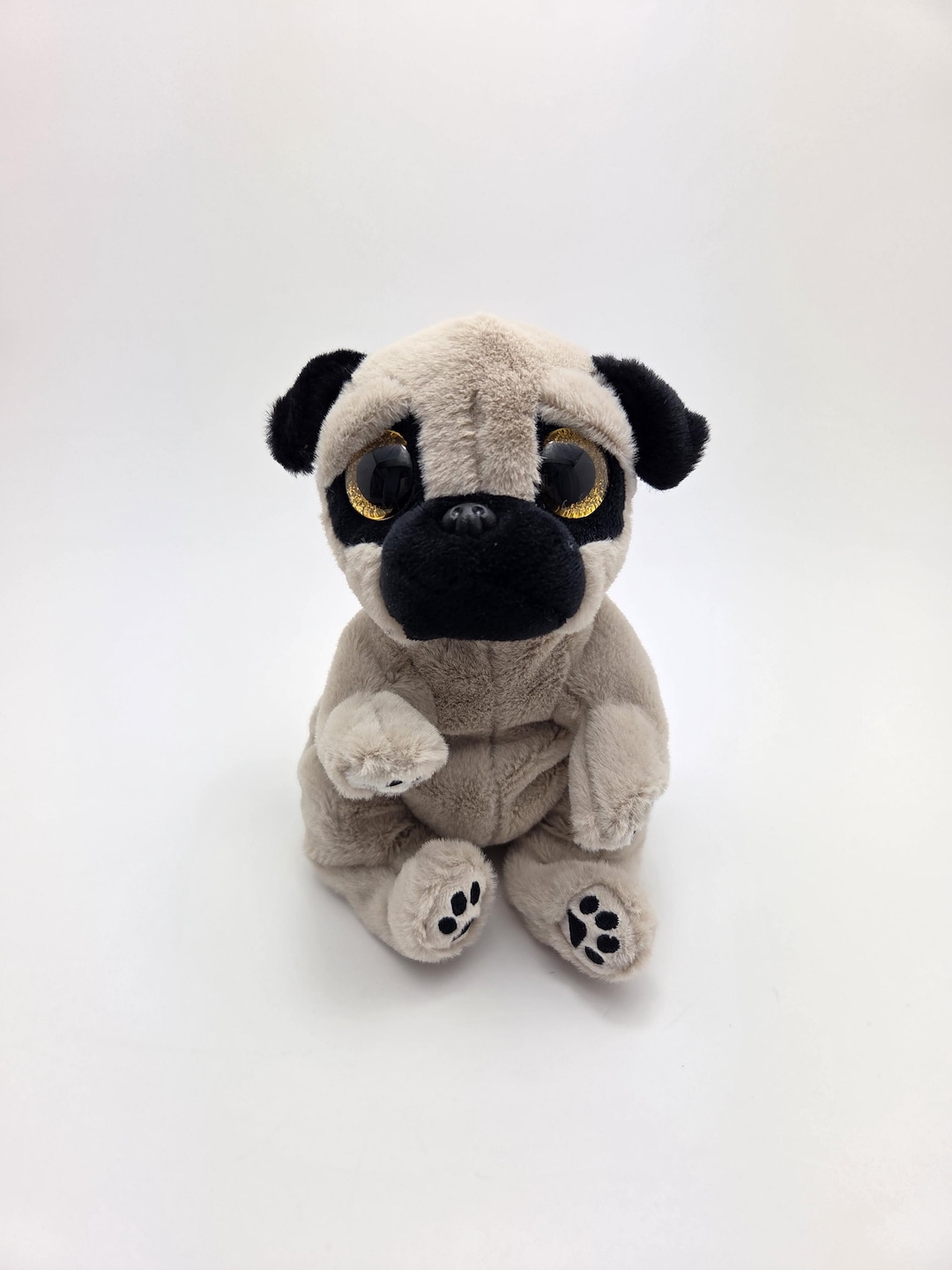 Ty Beanie Bellies “izzy” the Pug Dog Plush - No Tags! (8 Inch) - Etsy