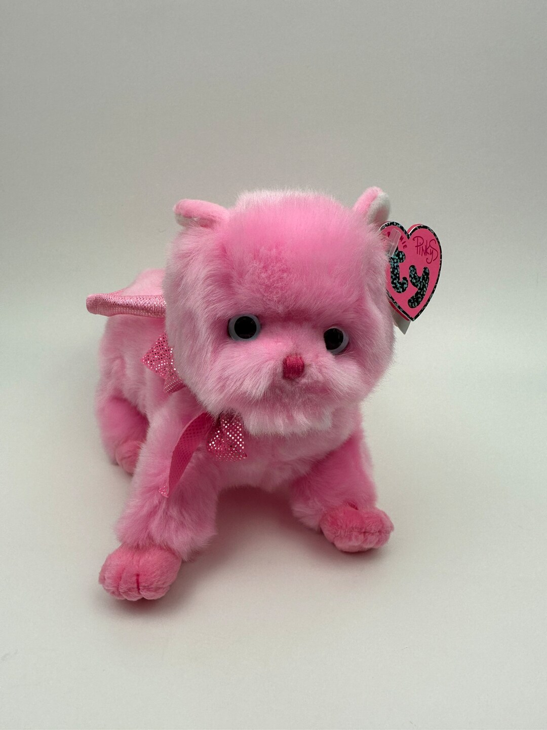 Ty Pinkys Collection “chic” the Pink Cat Purse With Zipper and Handles ...