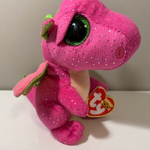 TY Beanie Boo darla the Pink Dragon 6 Inch - Etsy