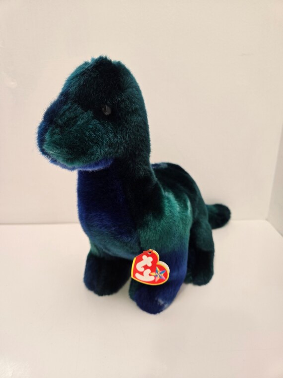 Ty Beanie Buddy bronty the Brontosaurus Dinosaur Exact Colouring Varies 10 Inch Etsy UK