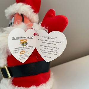 Ty Beanie Baby “patrick Star Patrick Claus” the Patrick Santa Claus ...
