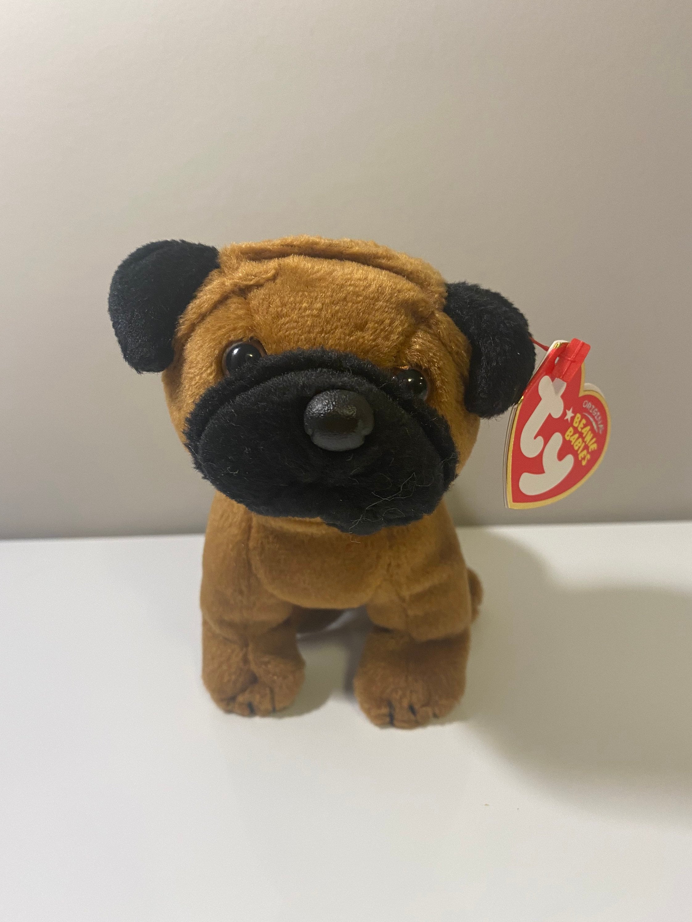 TY Beanie Baby rootbeer the Pug Plushie 5 Inch - Etsy UK
