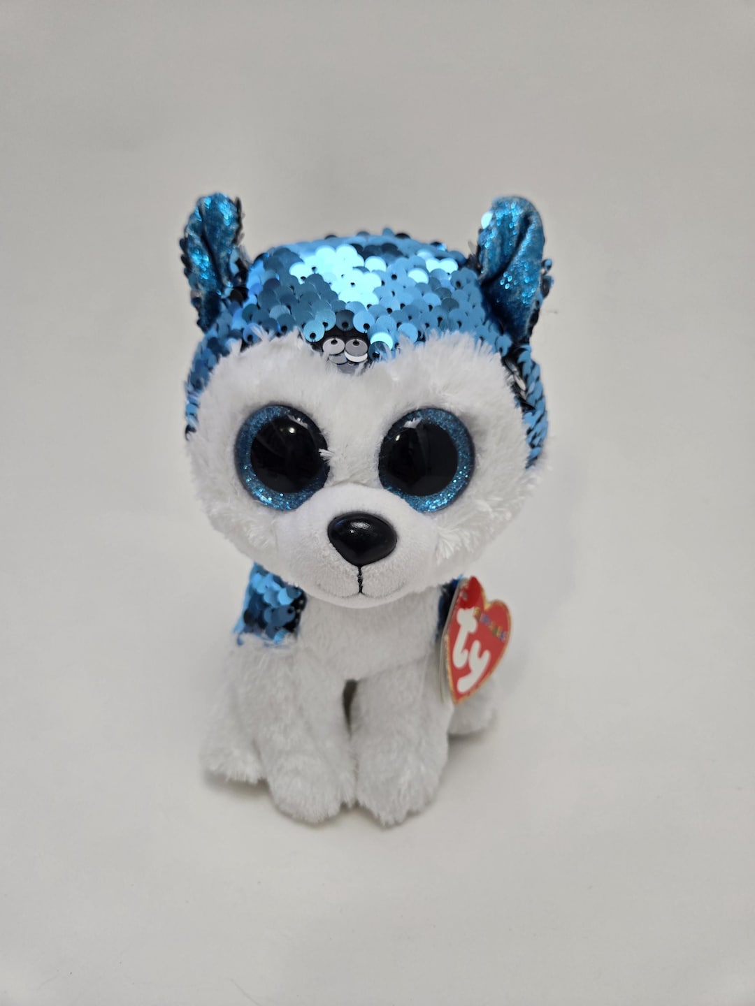 Ty Flippables slush the Blue Husky With Sequins 6 Inch - Etsy