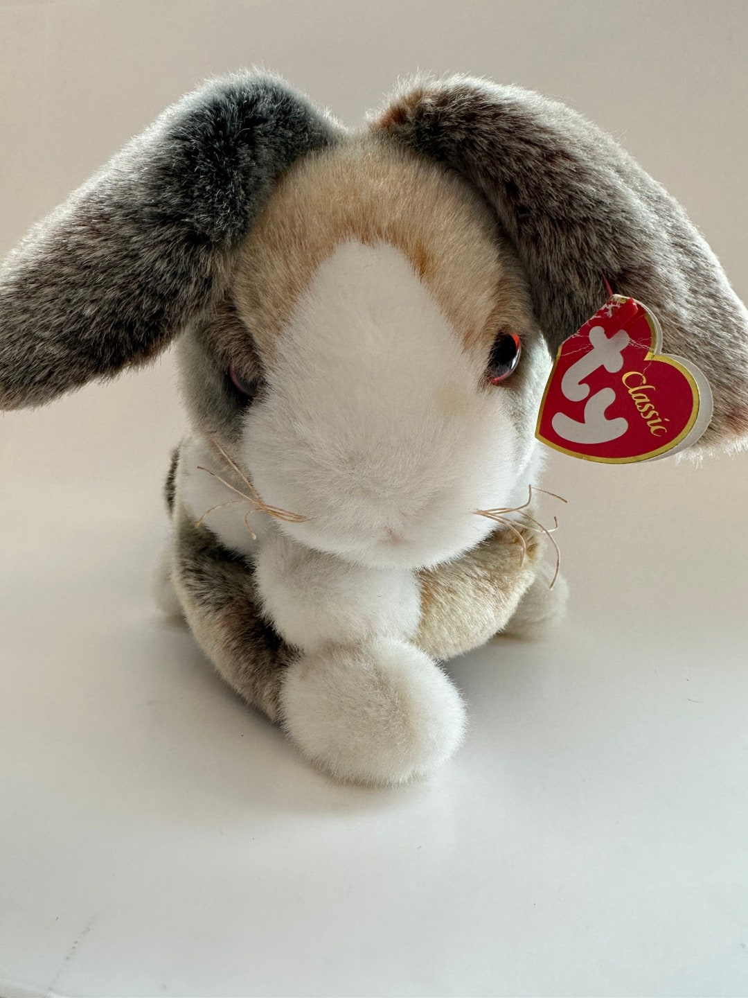 Ty Classics Collection “meadow” the White and Brown Bunny Rabbit ...