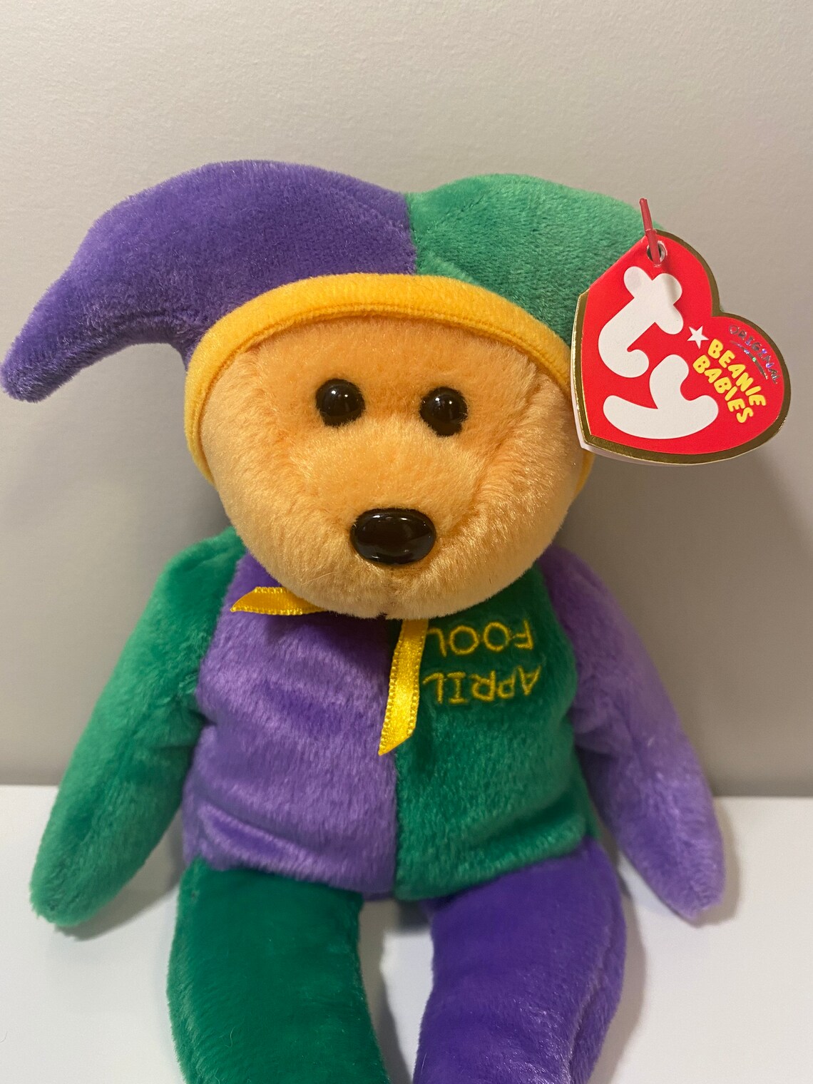 TY Beanie Baby april Fool the April Fools Bear Internet | Etsy