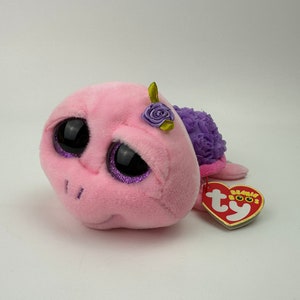 Ty Beanie Boo “rosie” the Pink and Purple Turtle Plush (6 Inch) - Etsy