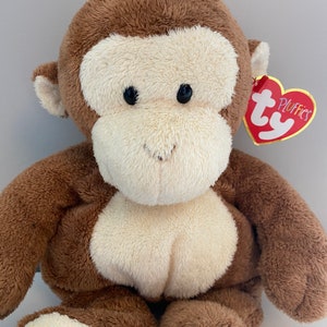 TY Pluffies Collection dangles the Monkey Plush rare 10 Inch - Etsy