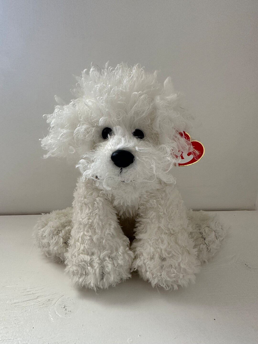Ty Classics Collection “willow” the Bichon Frise (12 Inch) - Etsy