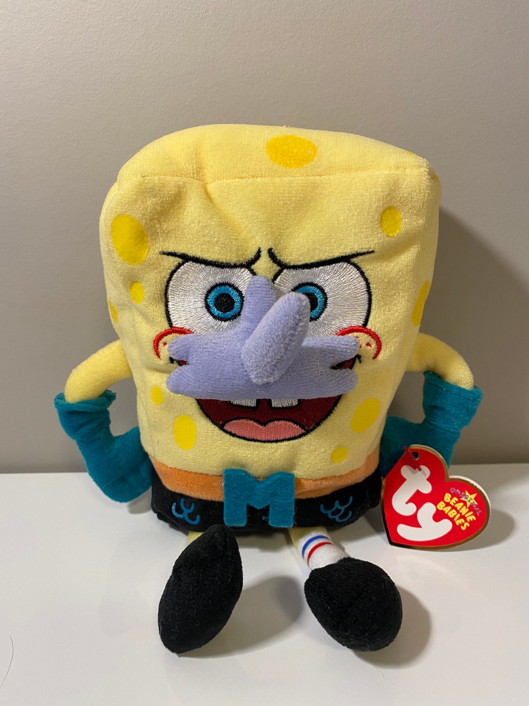 Ty Beanie Babies Spongebob Mermaidman Spongebob Squarepants 8 Inch - Etsy