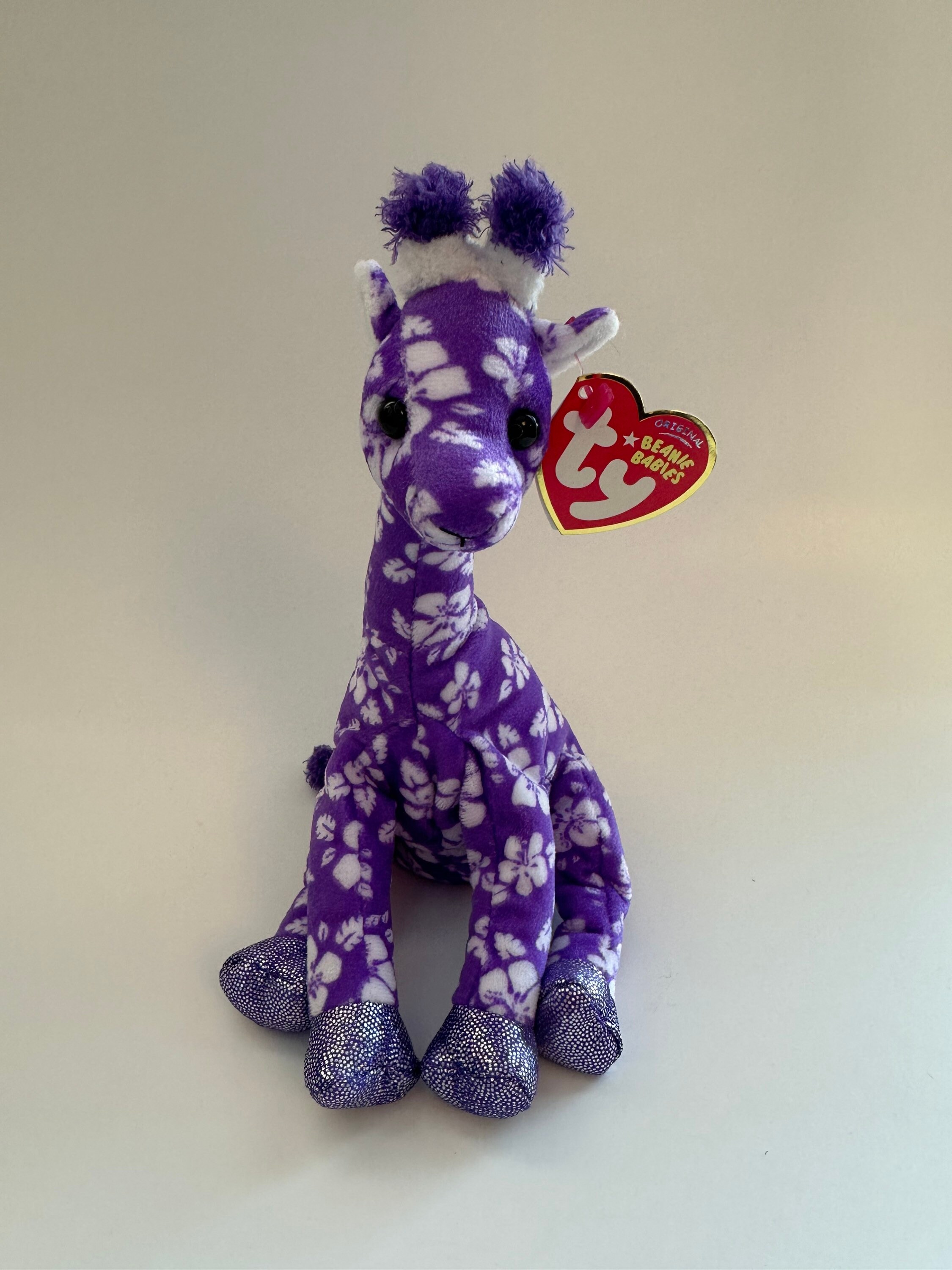TY Beanie Baby Sunnie die lila oder blaue Giraffe - Etsy.de