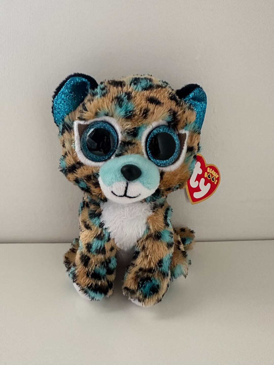 Ty Beanie Boo “cobalt” the Leopard (6 Inch) - Etsy