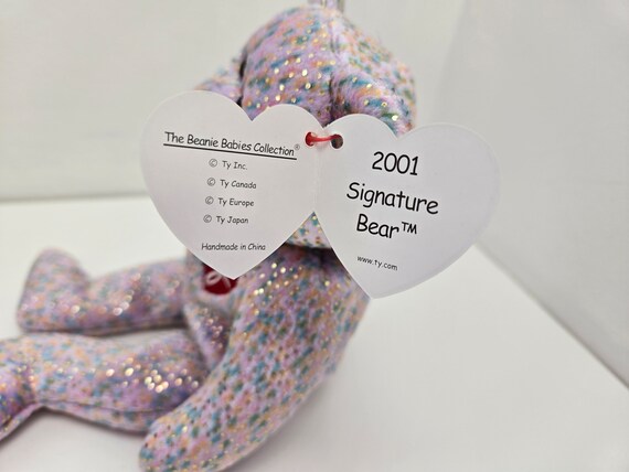 Ty Beanie Baby 2001 Signature Bear the Bear 8.5 Inch Etsy UK
