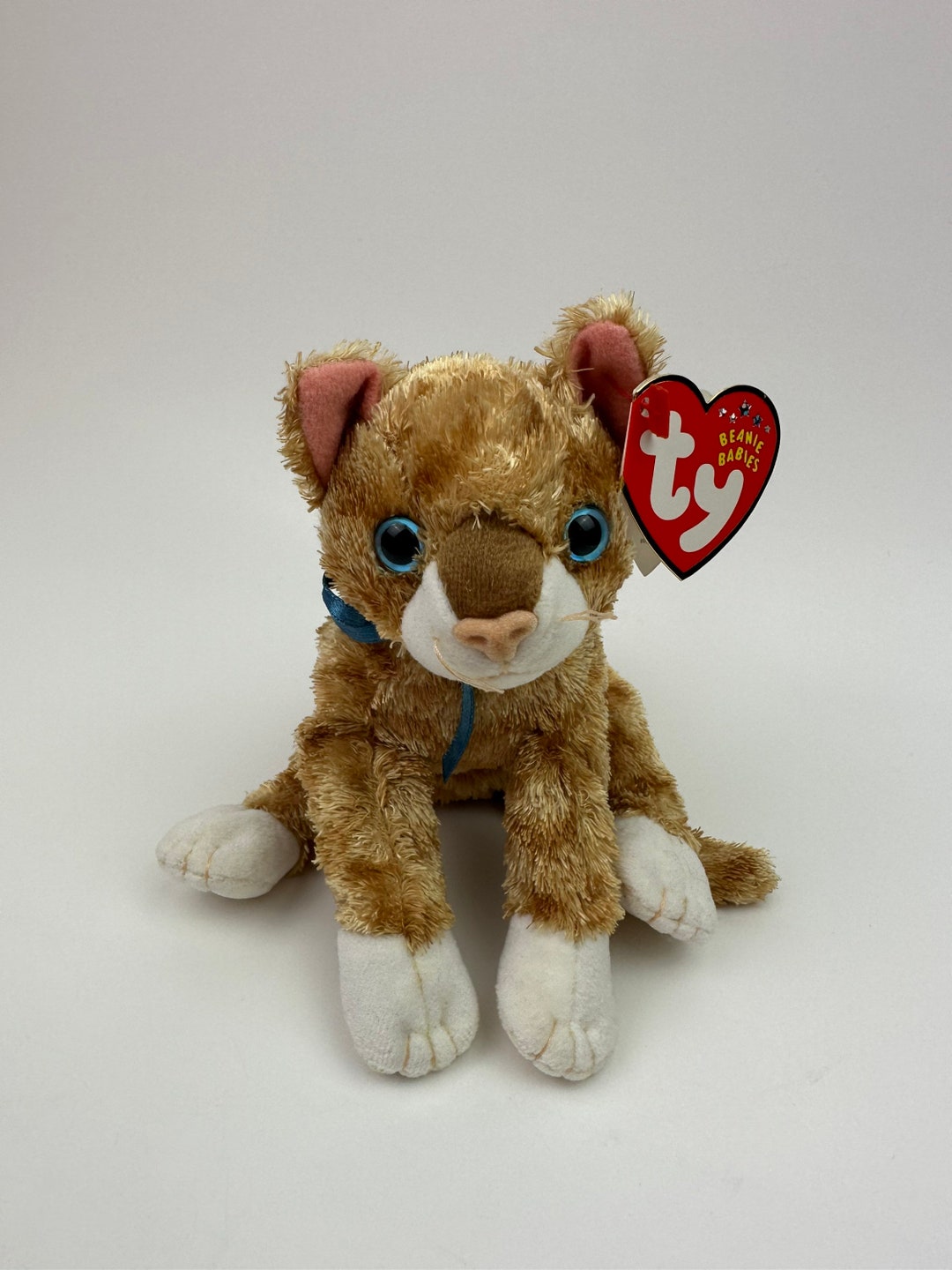 Ty Beanie Baby “mattie” the Orange Tabby Cat (7 Inch) - Etsy