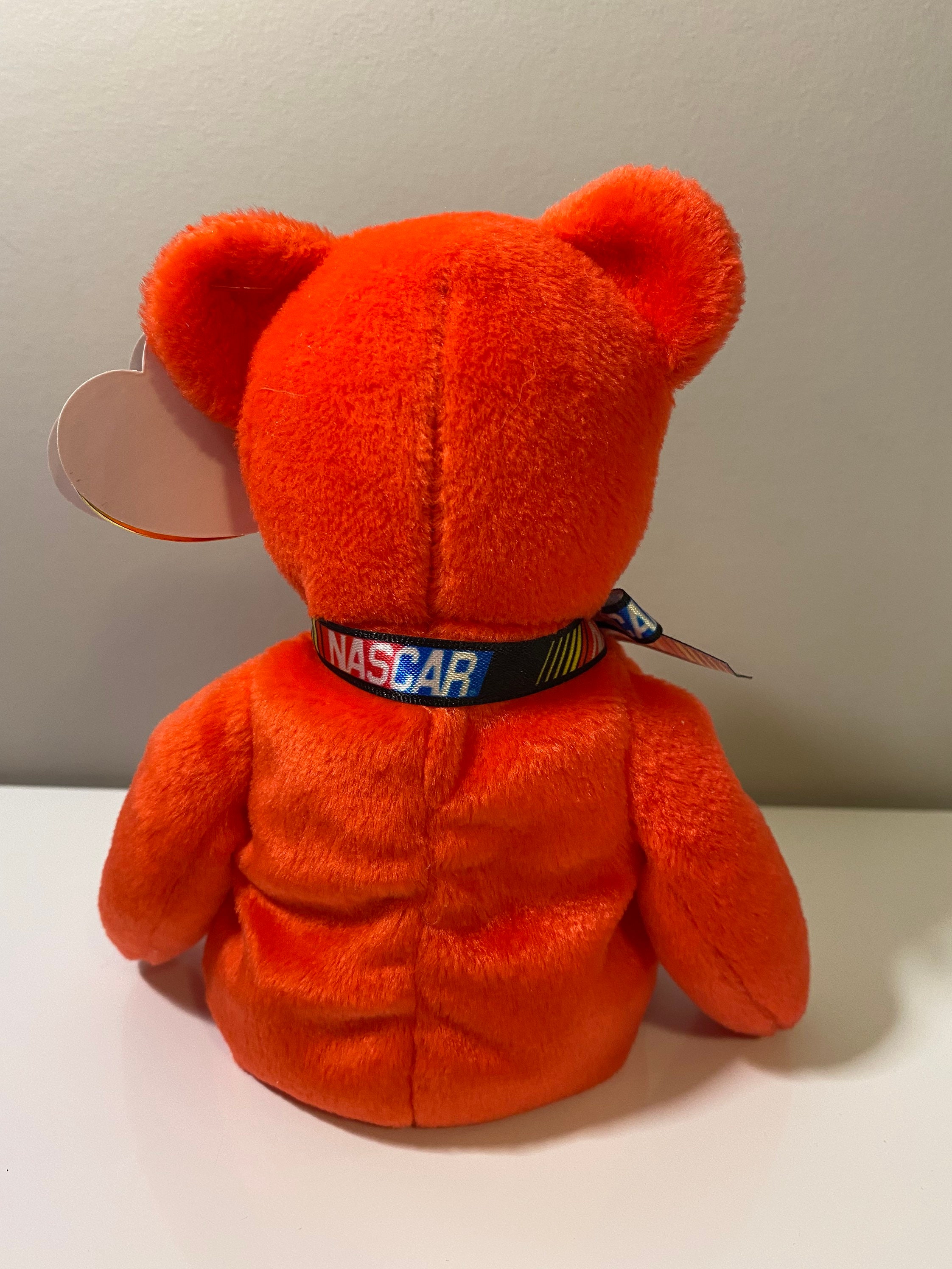 TY Beanie Baby racer the Nascar Bear Red Version 8.5 | Etsy