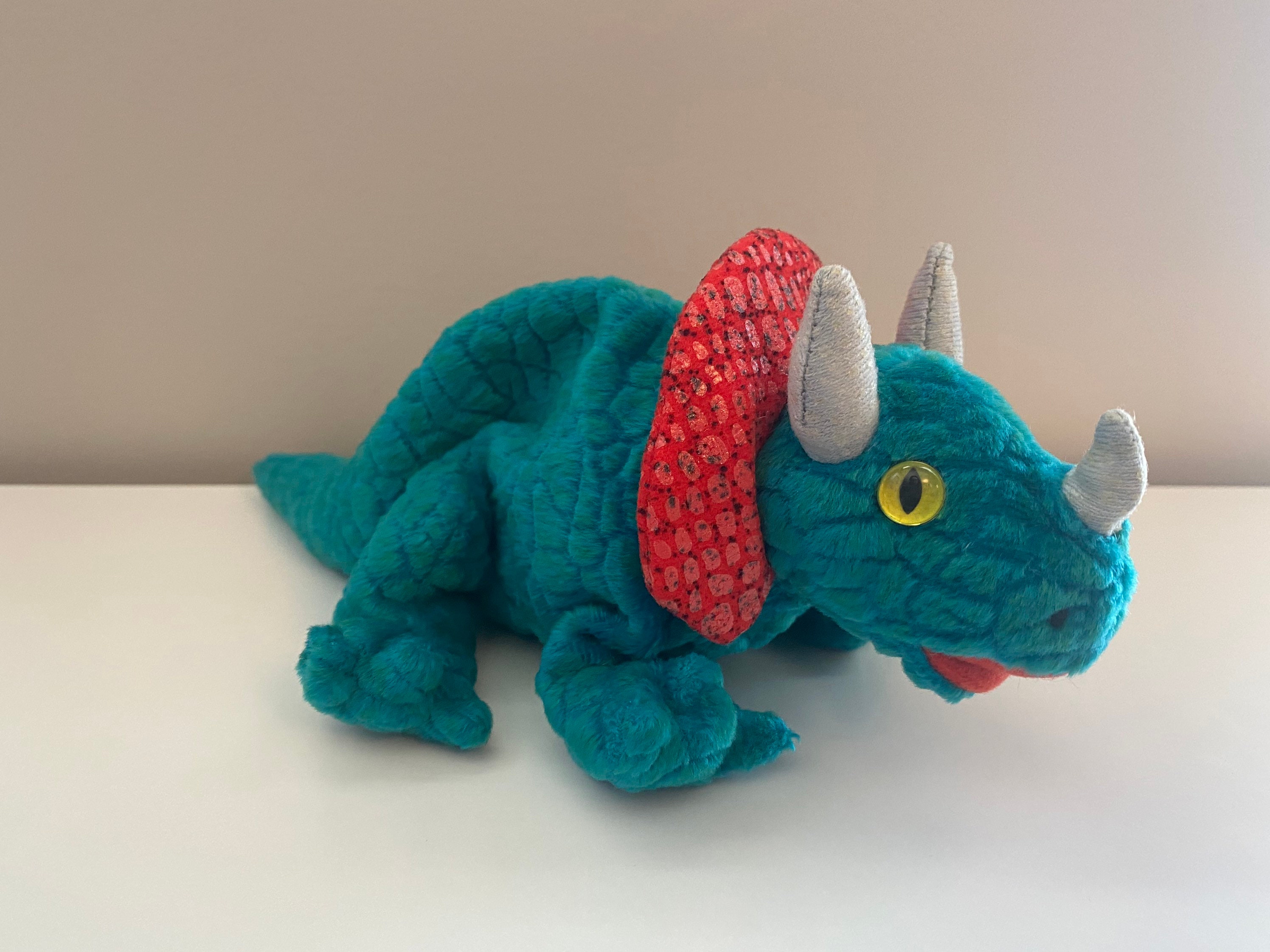 TY Beanie Baby Hornsly the Dinosaur 8.5 inch | Etsy