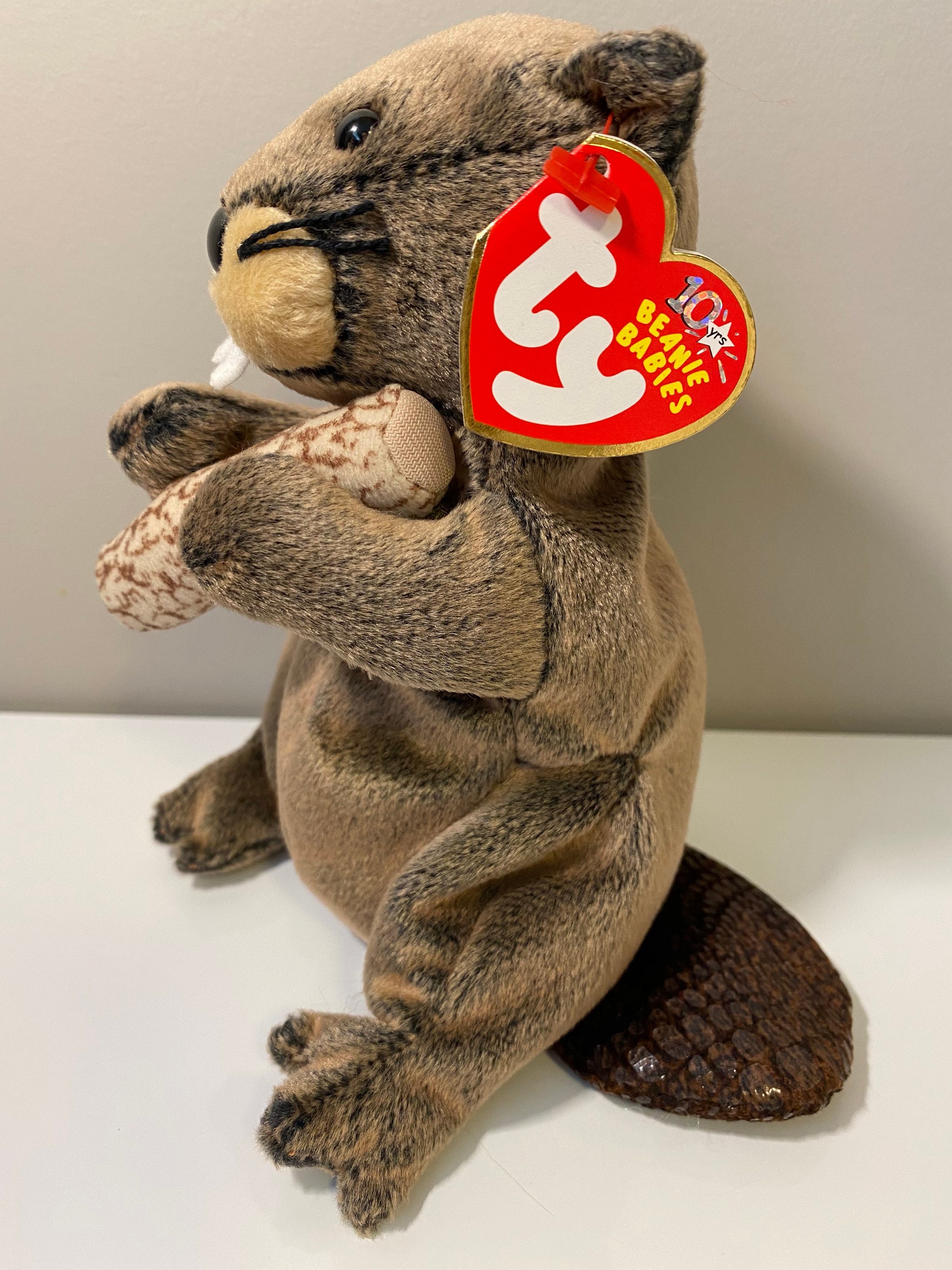 TY Beanie Baby lumberjack the Beaver 5.5 Inch | Etsy