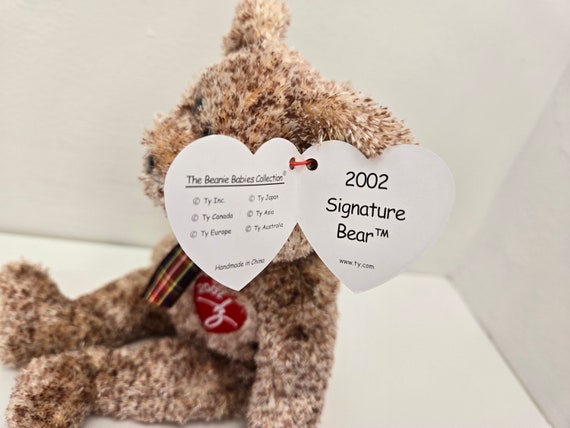 Beanie baby 2002 signature bear store