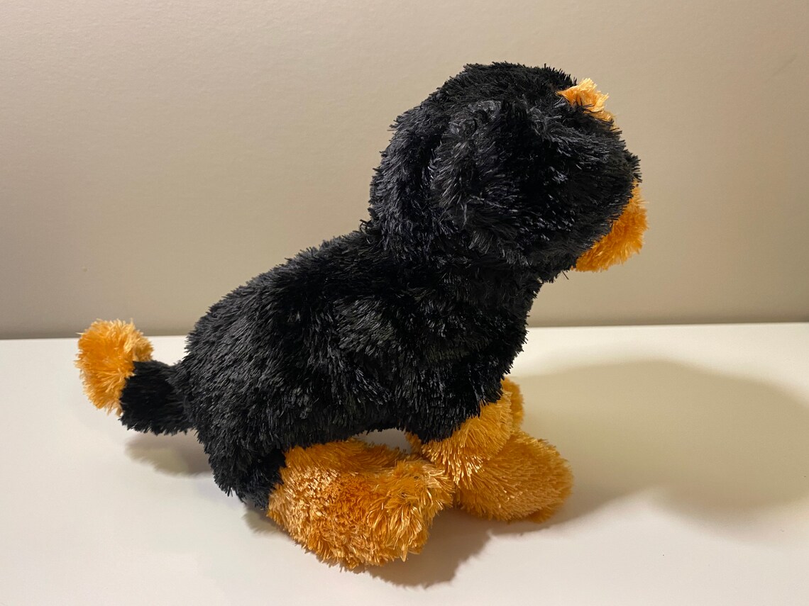 TY Beanie Baby brutus the Puppy Dog Rottweiler Sitting or - Etsy