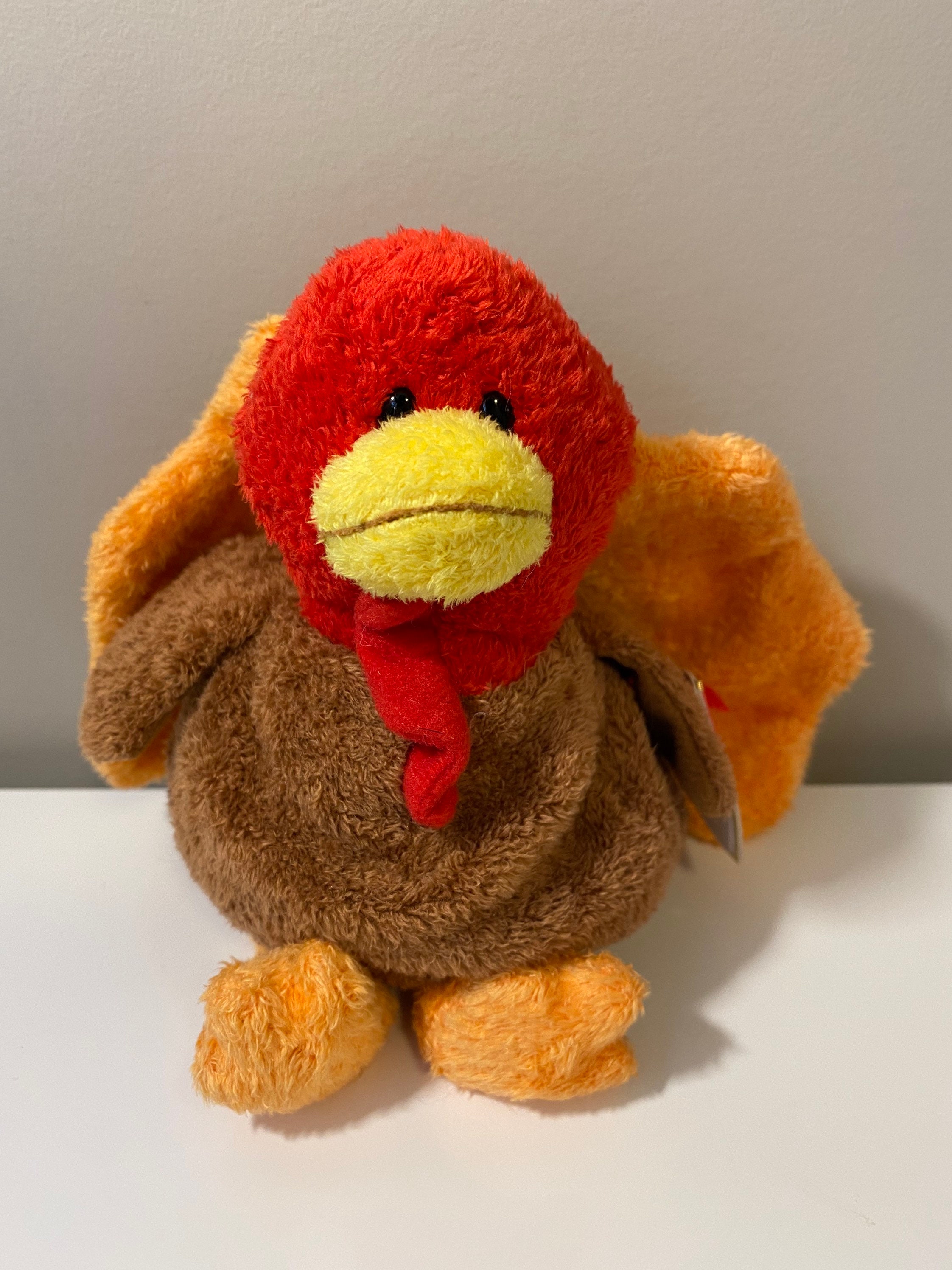 TY Beanie Baby gobbled the Turkey 6.5 Inch - Etsy