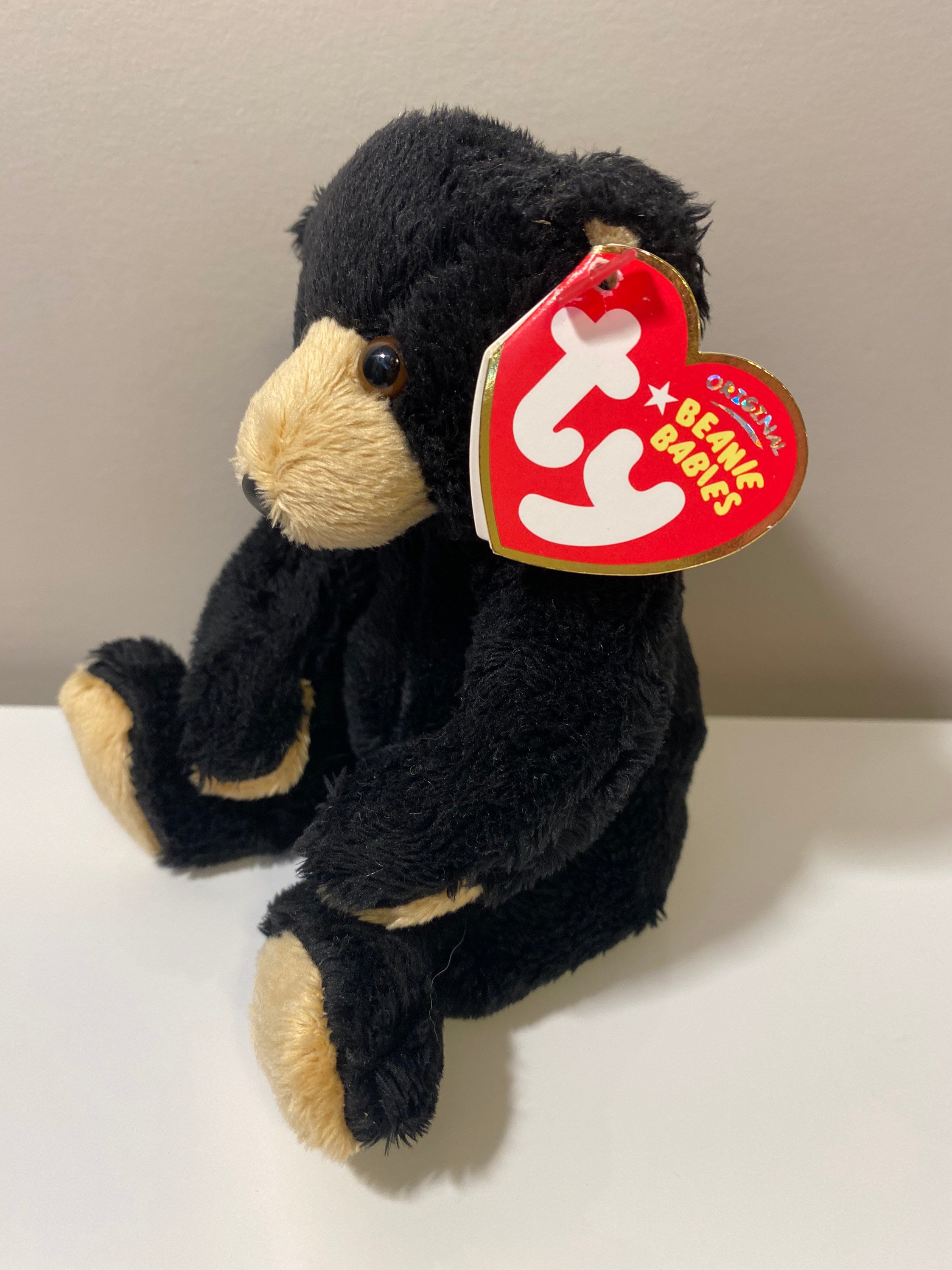 TY Beanie Baby Snacks the Black Bear 5 inch | Etsy