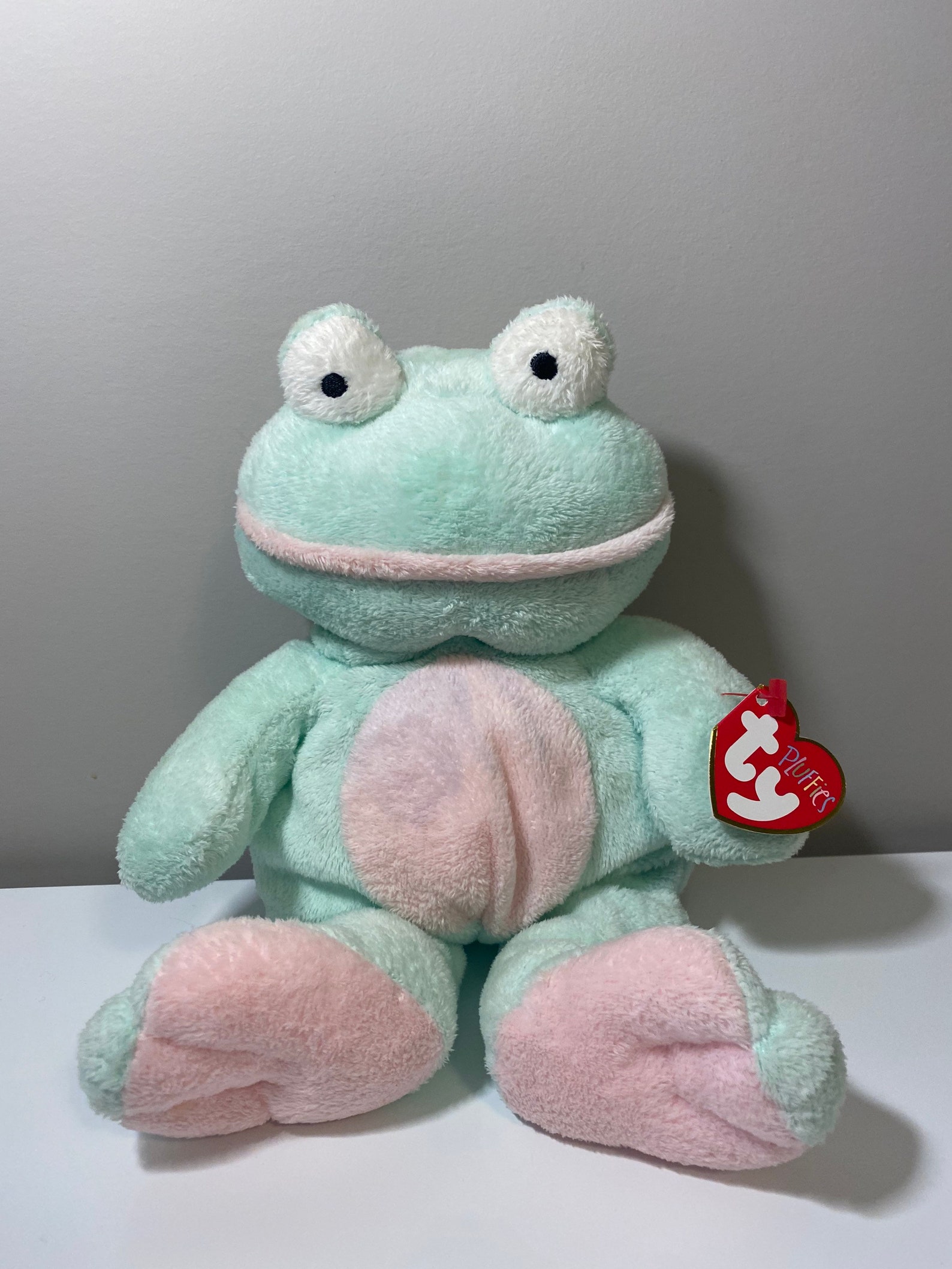 TY Pluffies Grins the Super Adorable Frog Plush TY | Etsy
