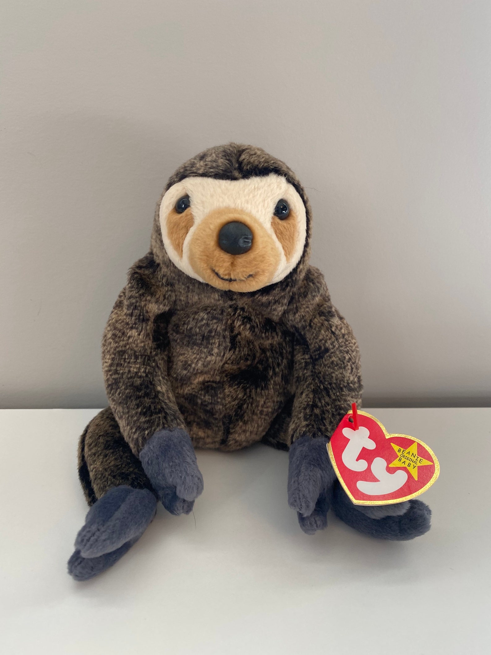 TY Beanie Baby slowpoke the Sloth 7.5 Inch - Etsy