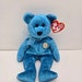 Ty Beanie Baby Bear “classy” the Blue People’s Beanie (8.5 Inch) - Etsy