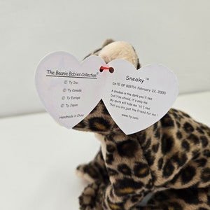 Ty Beanie Baby “sneaky” the Leopard ! (5.5 Inch) - Etsy