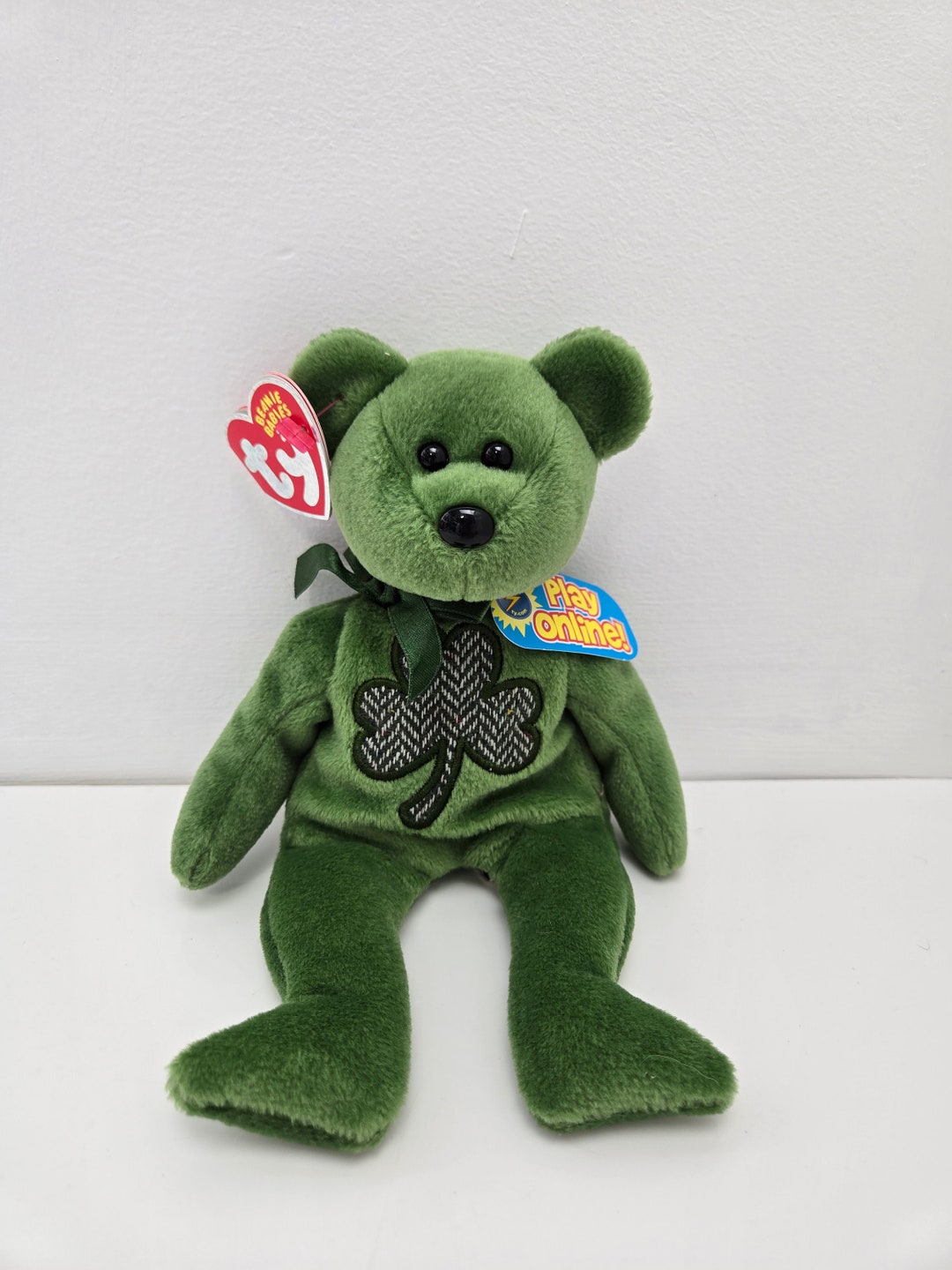 Ty Beanie Baby 2.0 “luckier” the St. Patrick’s Day Bear! (8.5 Inch) - Etsy