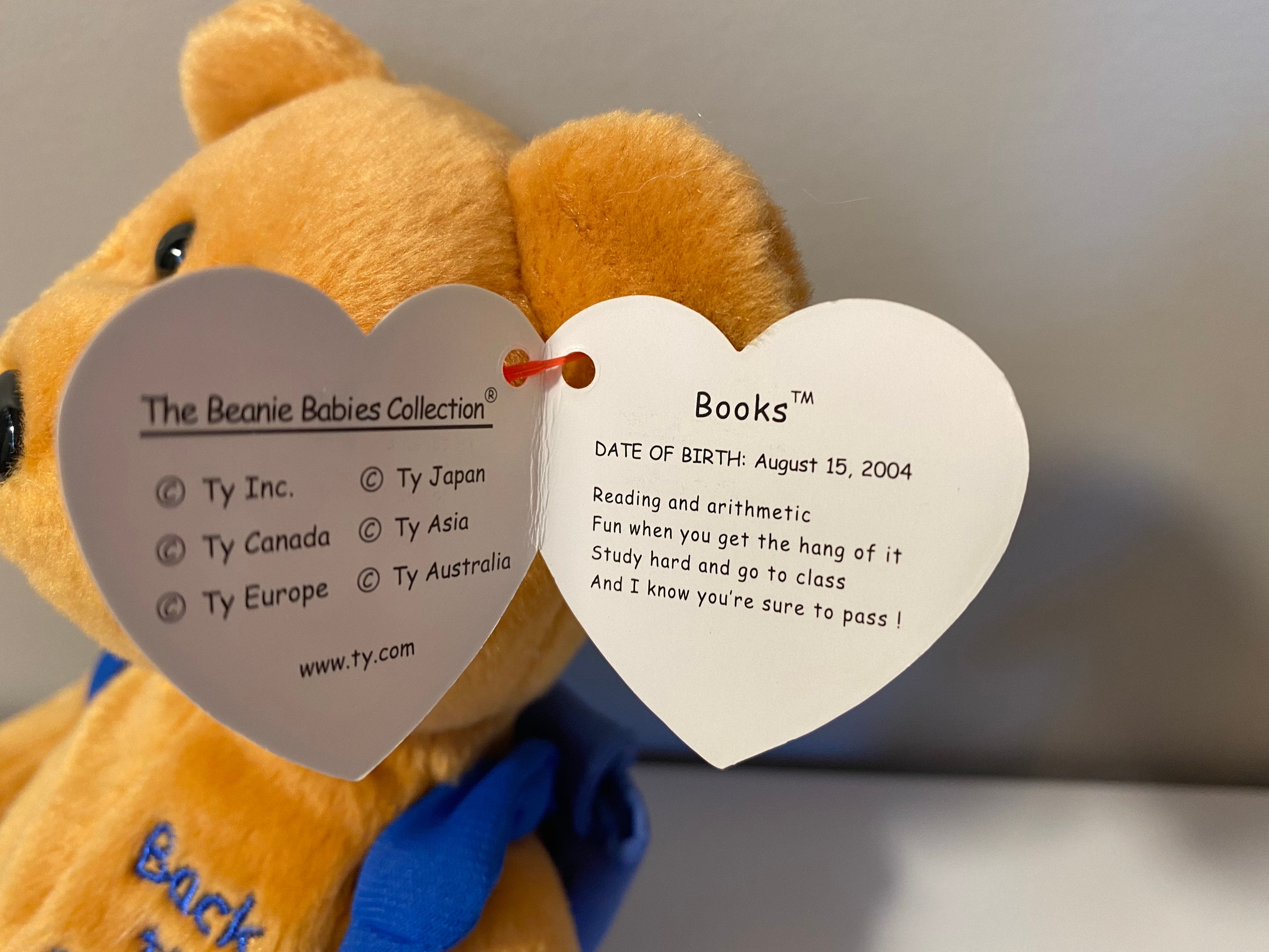 TY Beanie Baby Books the Adorable Back to School Bears | Etsy