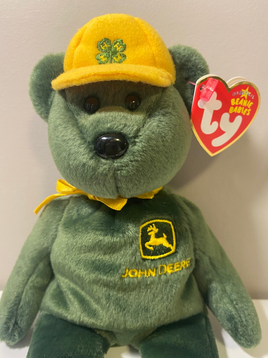 TY Beanie Baby Johnny the John Deere Bear 4-H Club | Etsy