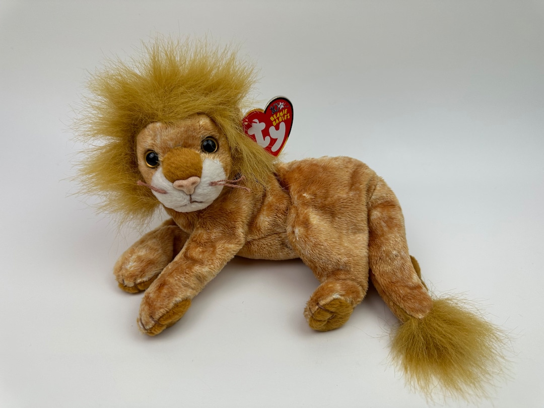 Ty Beanie Baby orion the Bushy Maned Lion 7.5 Inch Vintage 1990s 2000s ...