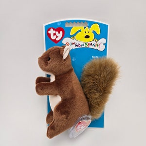 Ty Bow Wow Beanie Nuts the Squirrel - Designed as a Dog Toy, Turned ...