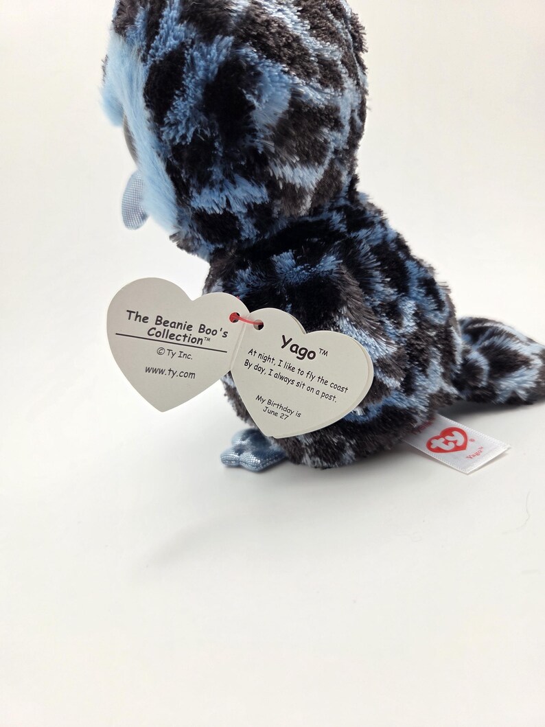 Ty Beanie Boo “yago” the Owl (6 Inch) - Etsy