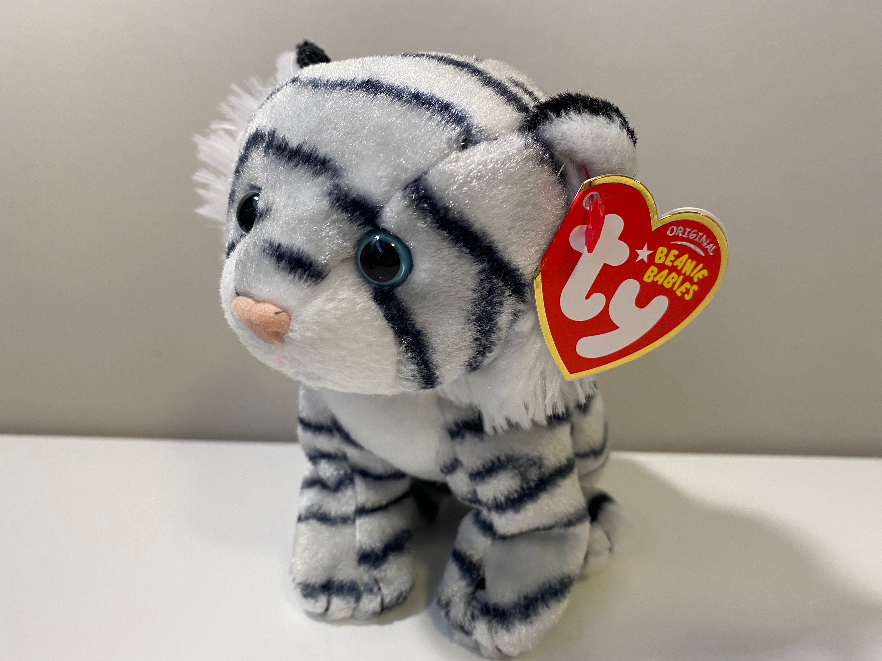 TY Beanie Baby Teegra the White Tiger 5.5 inch | Etsy