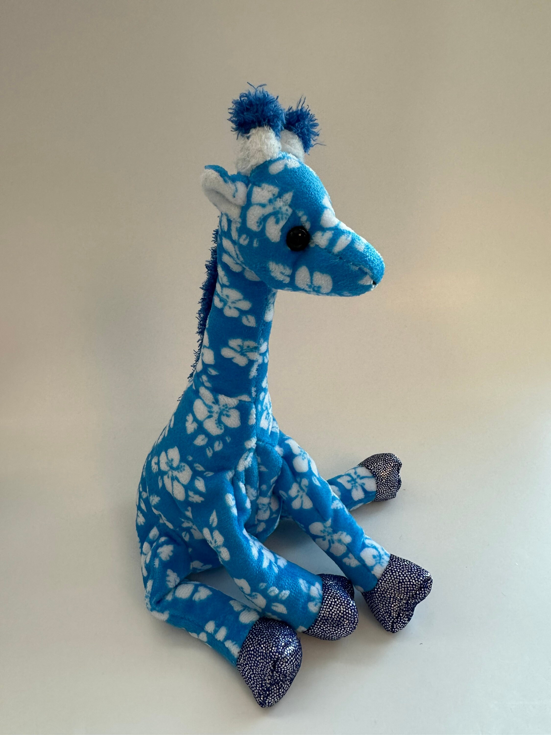 TY Beanie Baby Sunnie die lila oder blaue Giraffe - Etsy.de