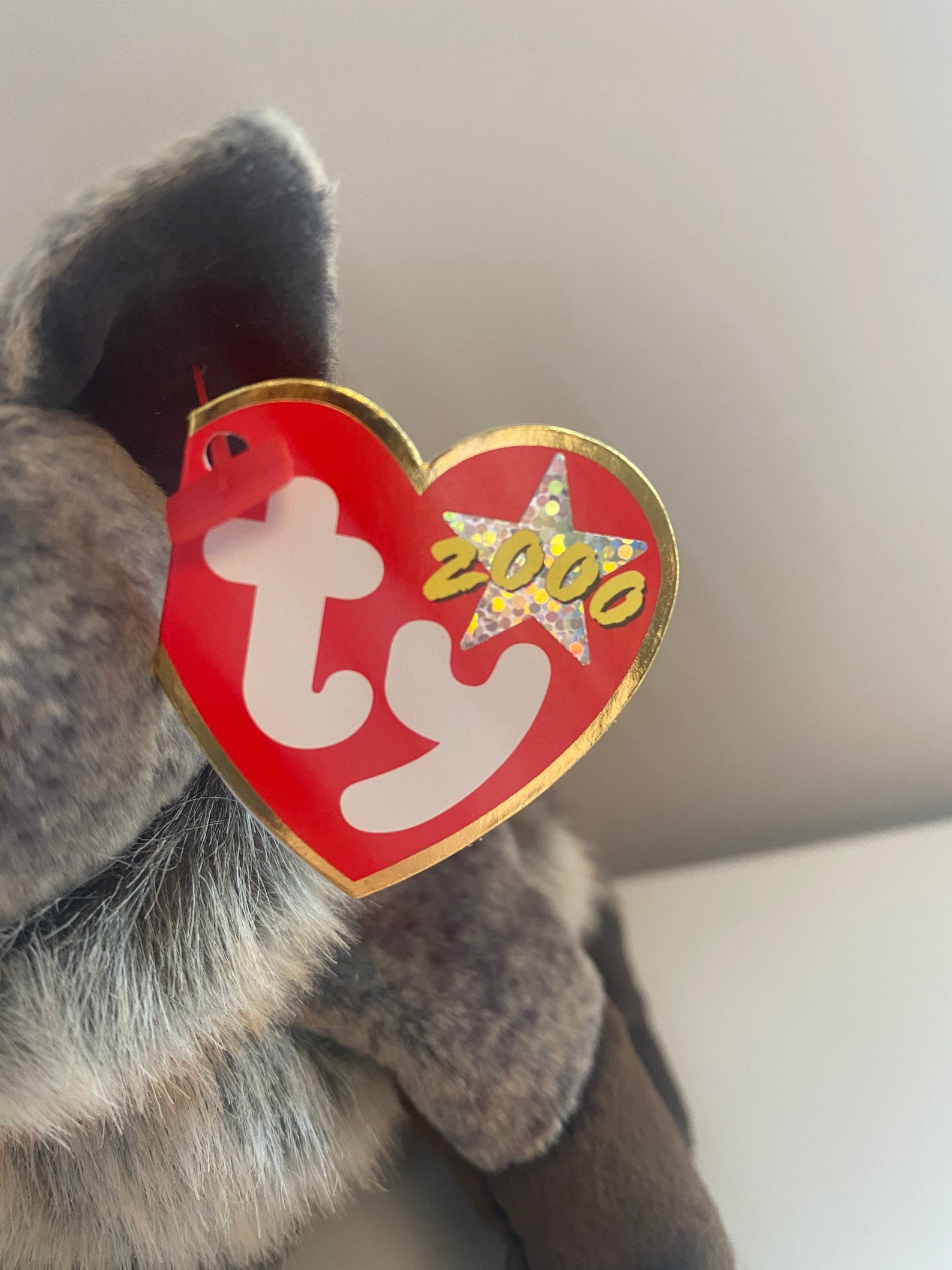 TY Beanie Baby howl the Wolf 7 Inch - Etsy