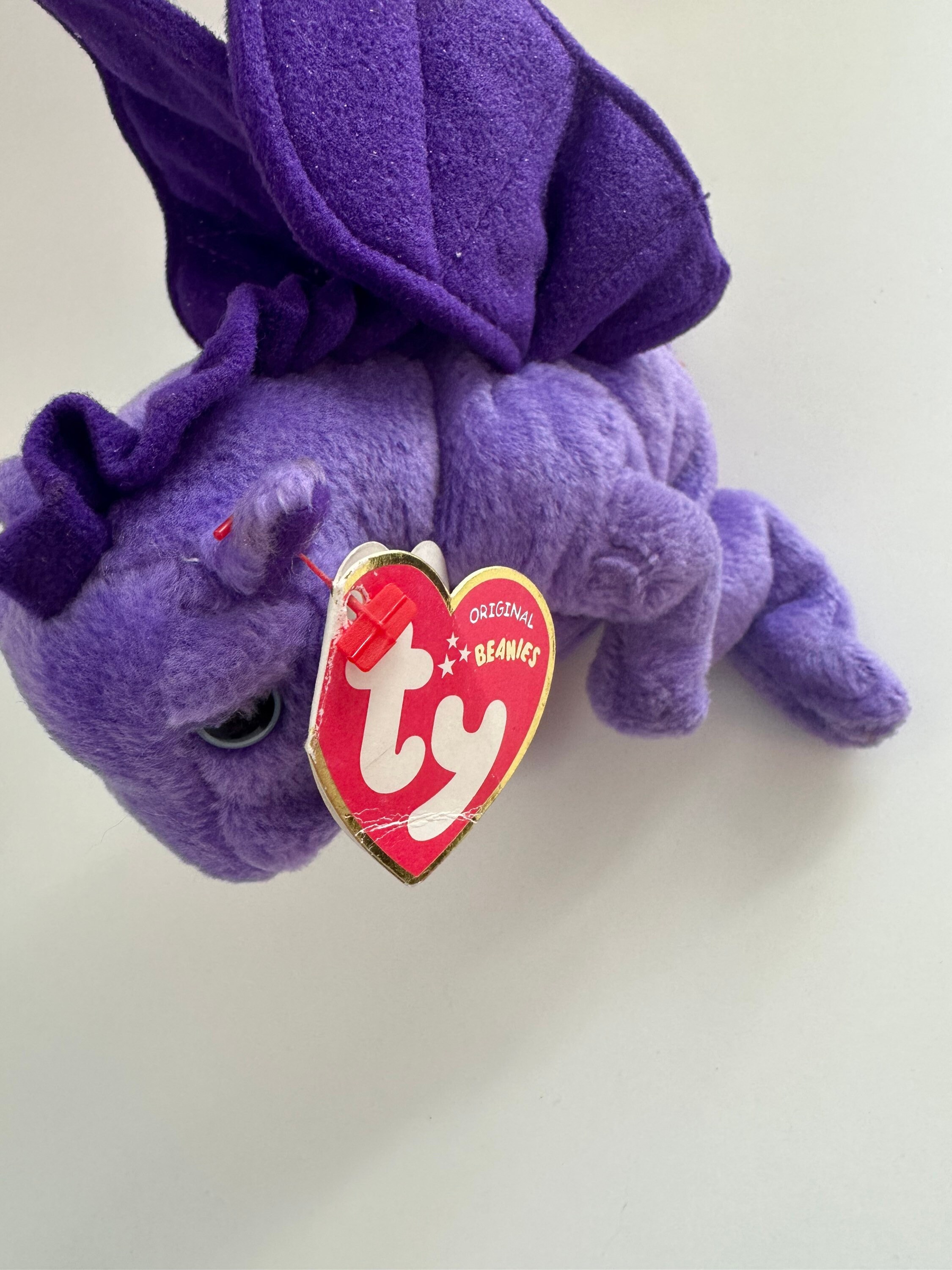 TY Beanie Buddy “Dewi Y Ddraig” the Green Dragon - UK Exclusive - No Hang Tag *Rare* (10 inch ...