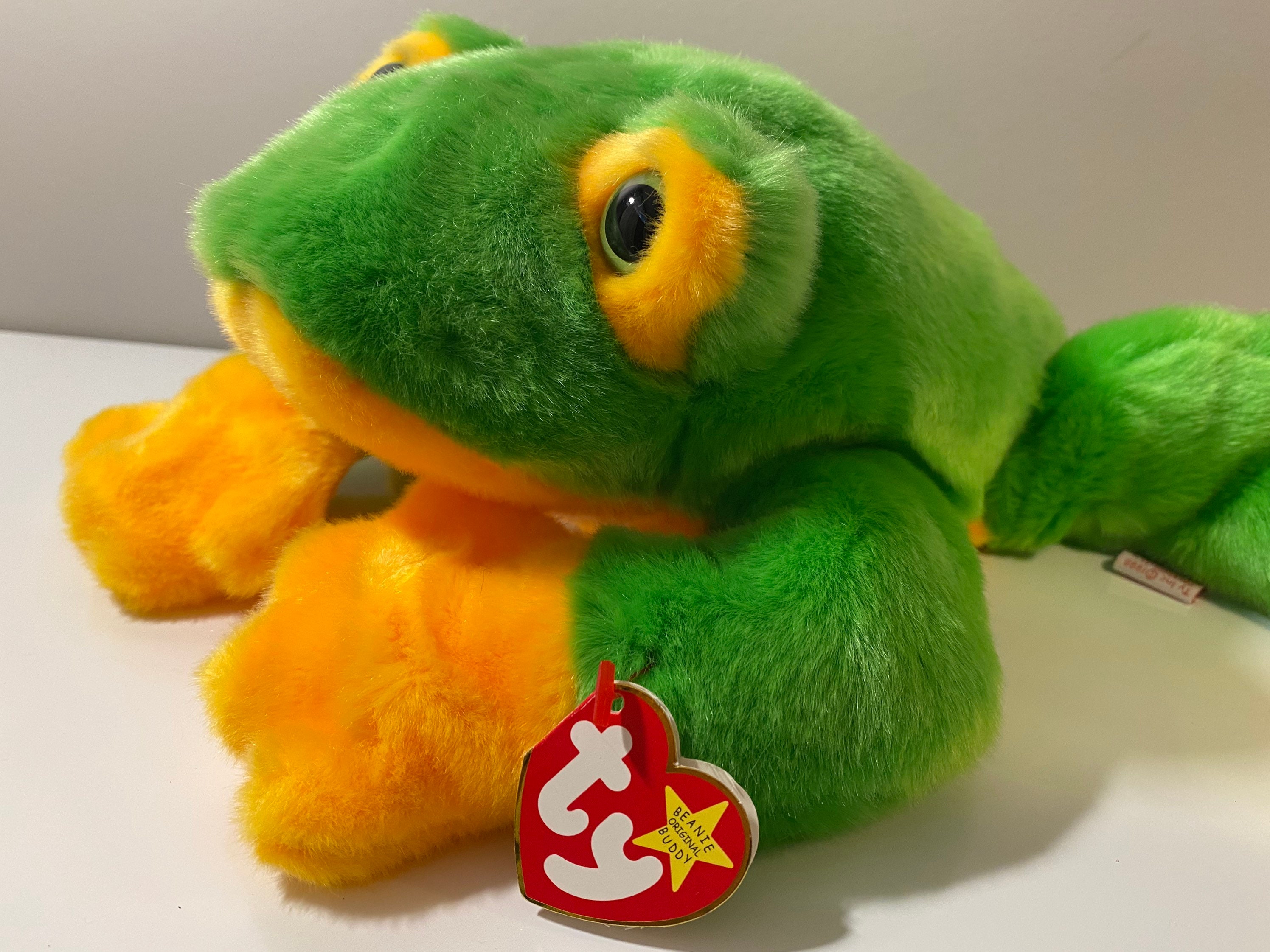 TY Beanie Buddy Smoochy the Frog 15 inch | Etsy