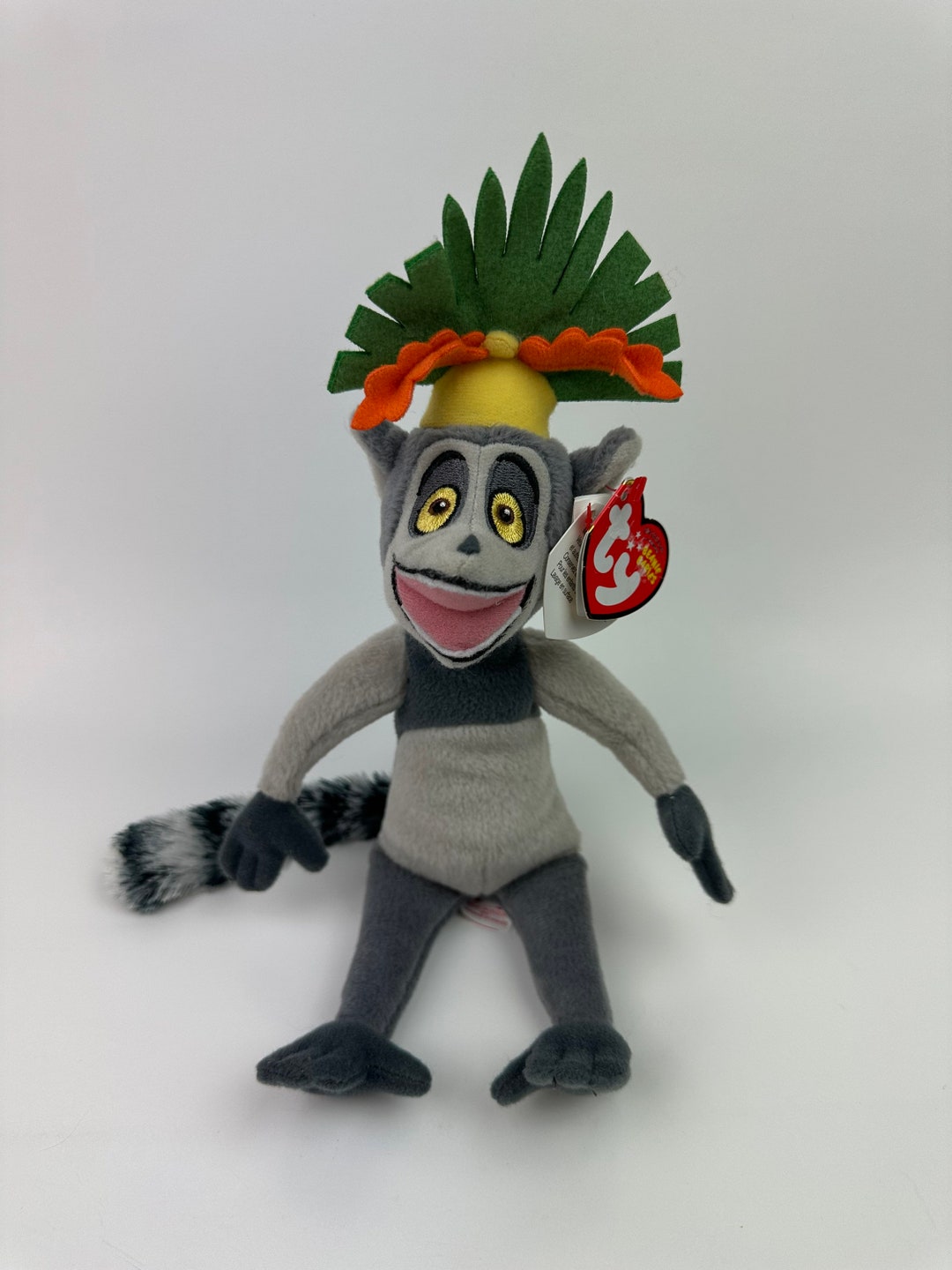 TY Beanie Baby king Julien the Lemur Madagascar Movie - Etsy