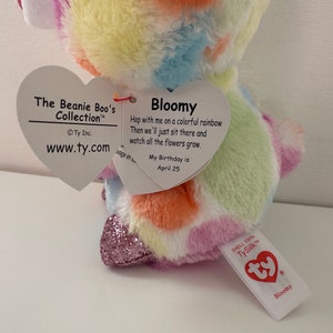 TY Beanie Boo “bloomy” the Bunny Rabbit! (6 Inch) - Etsy