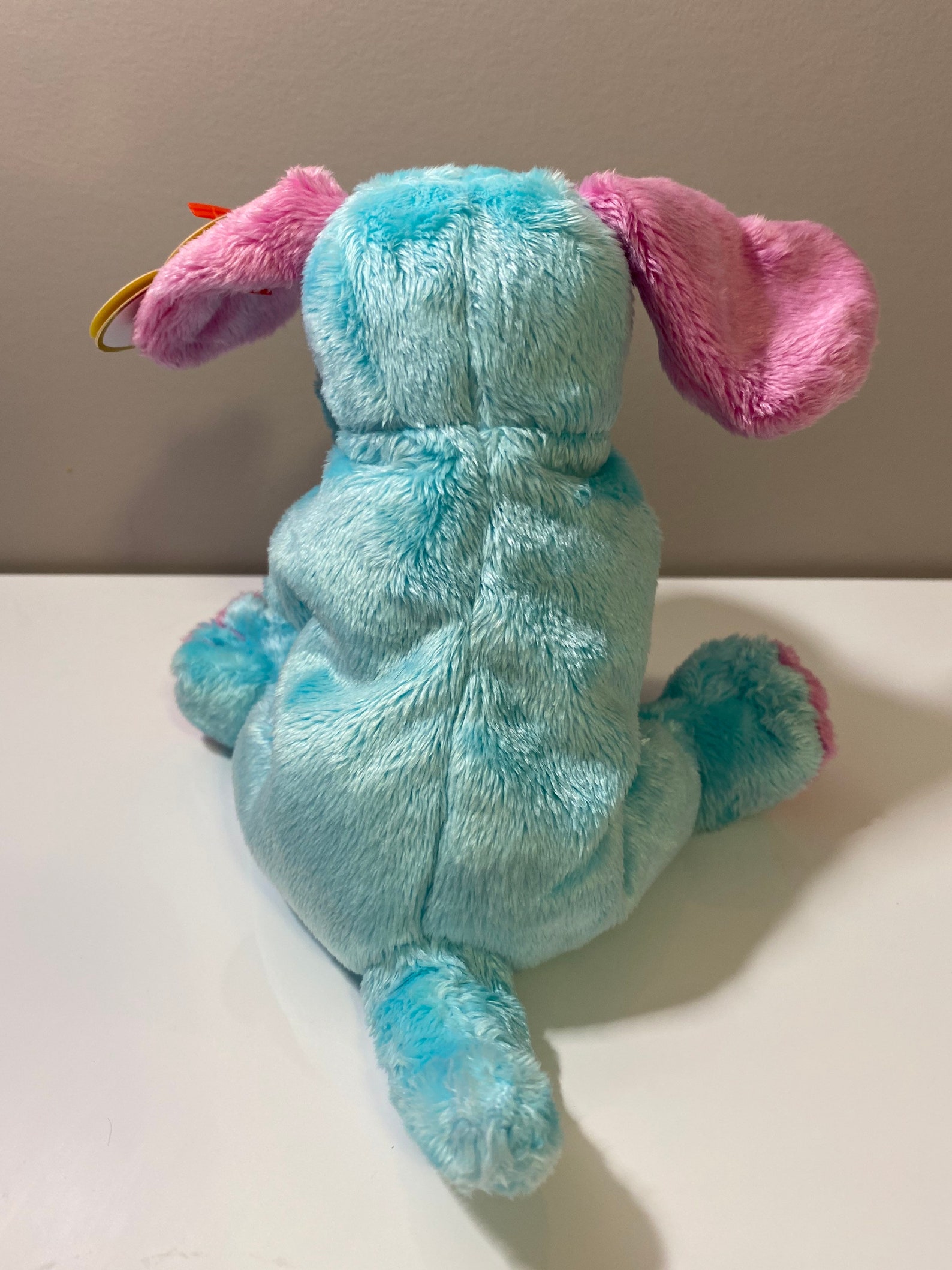 TY Beanie Baby Kookie the Blue and Pink Circus Beanie Dog | Etsy