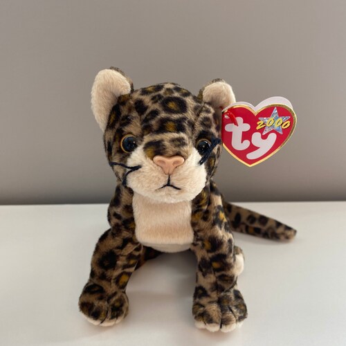 TY Beanie Baby tracks the Lynx 6.5 Inch - Etsy