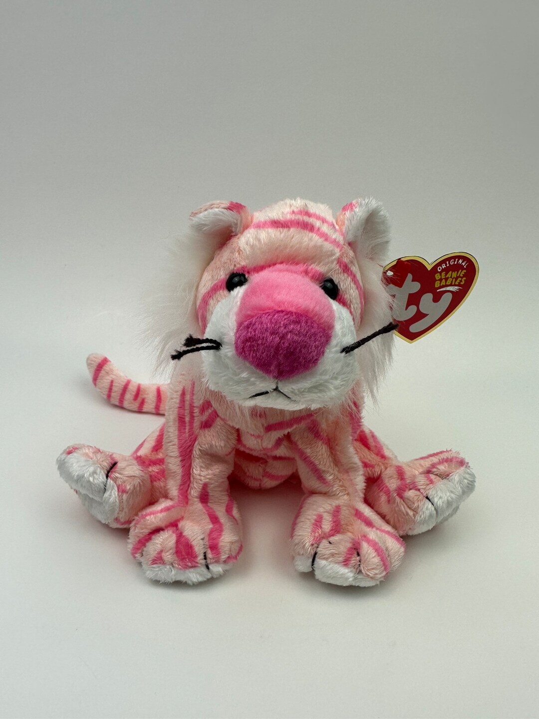 Ty Beanie Baby “mystique” the Pink Tiger - Circus Beanie (5.5 Inch) - Etsy