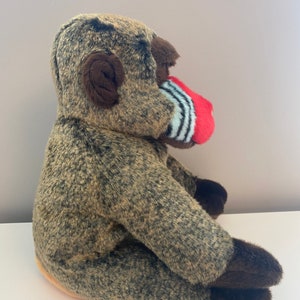 Ty Beanie Buddy Cheeks the Rainbow Butt Baboon! (10.5 Inch) - Etsy