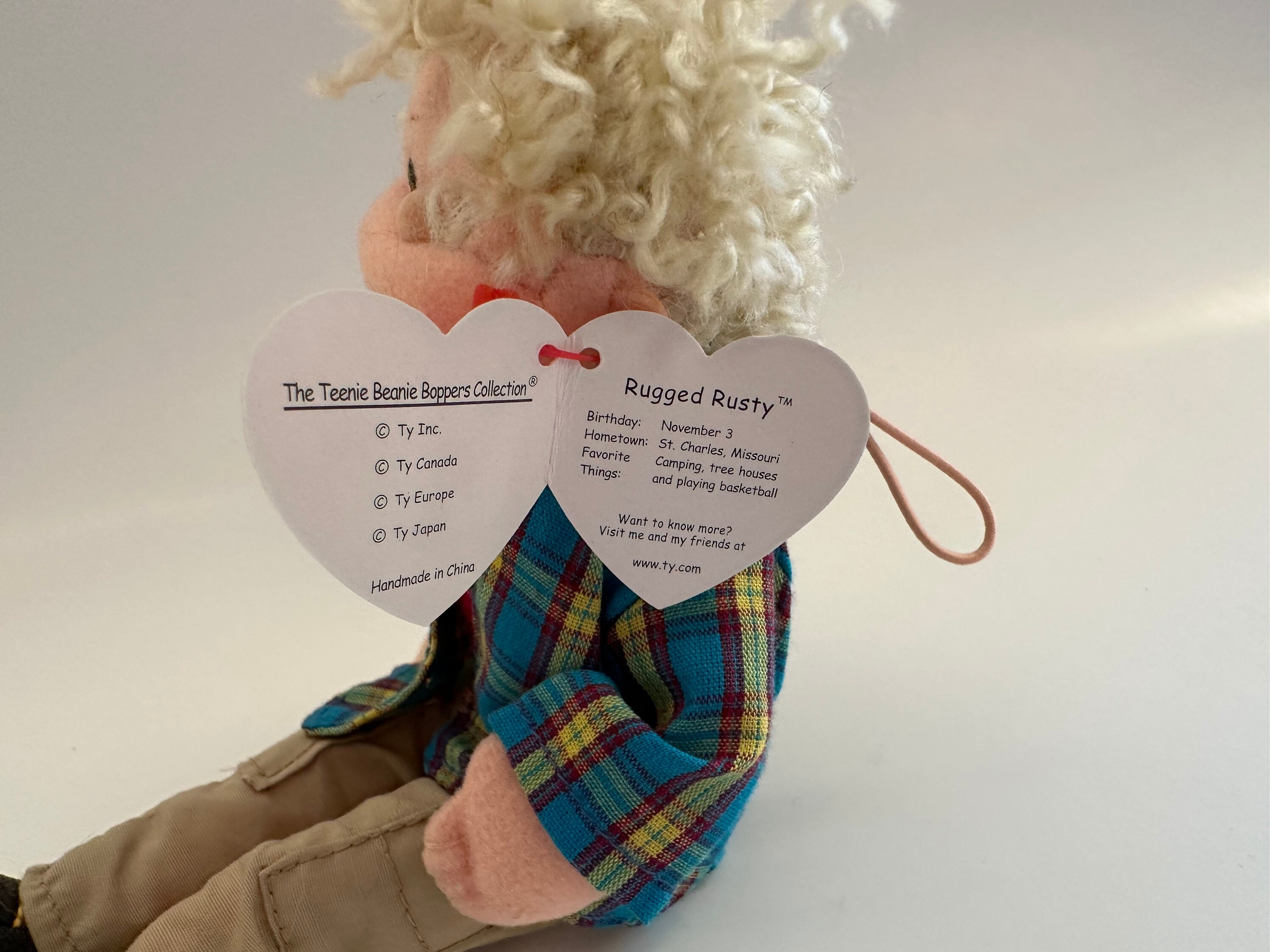 TY Teenie Bopper rugged Rusty the Adorable Doll 9 Inch - Etsy UK