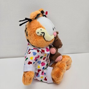 Ty Beanie Baby goodnight Garfield the Garfield Cat Holding Pooky 9 Inch ...